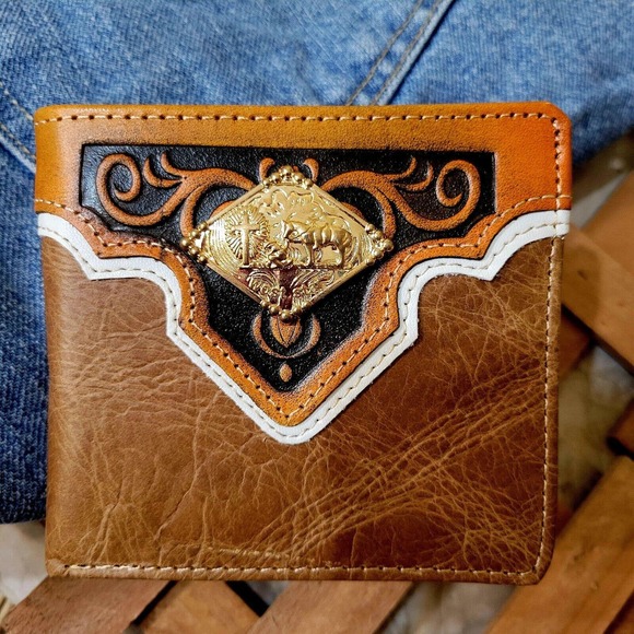 Unbranded | Bags | Praying Cowboy Mens Wallet Western Genuine Leather ...
